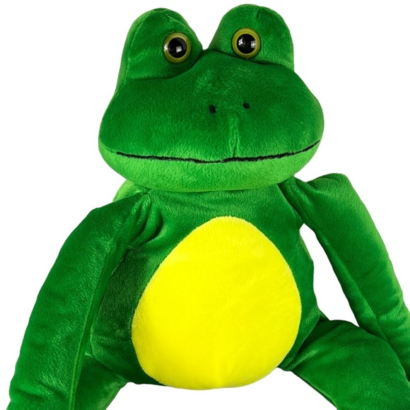Fiesta | Toys | Fiesta Plush Frog 3 Piggyback Pal Green Hands Feet Wrap ...
